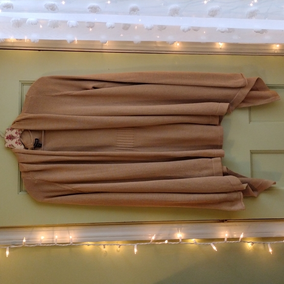 Express | Sweaters | Womens Express Caramel Latte Small Office Drape ...